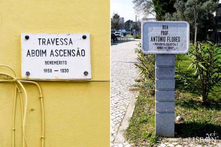 Tipologias de Placas Toponímicas de Lisboa • getLISBON