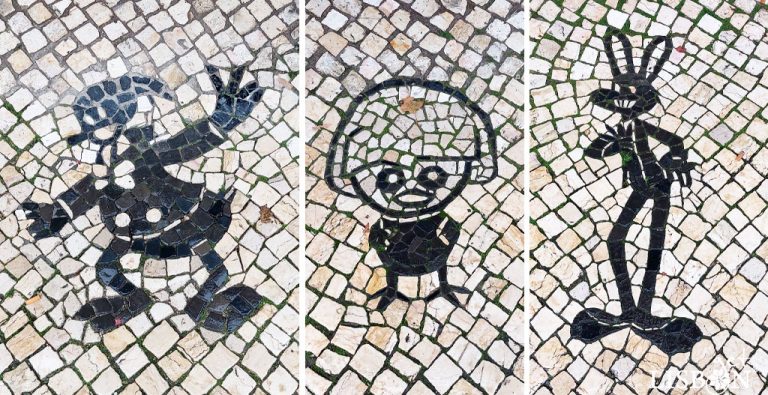 Animals and Fantastic Creatures in the Portuguese Pavement of Lisbon ...