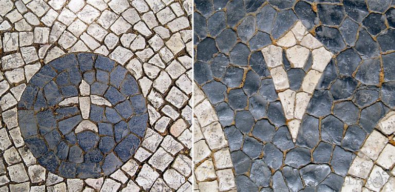 Animals and Fantastic Creatures in the Portuguese Pavement of Lisbon ...